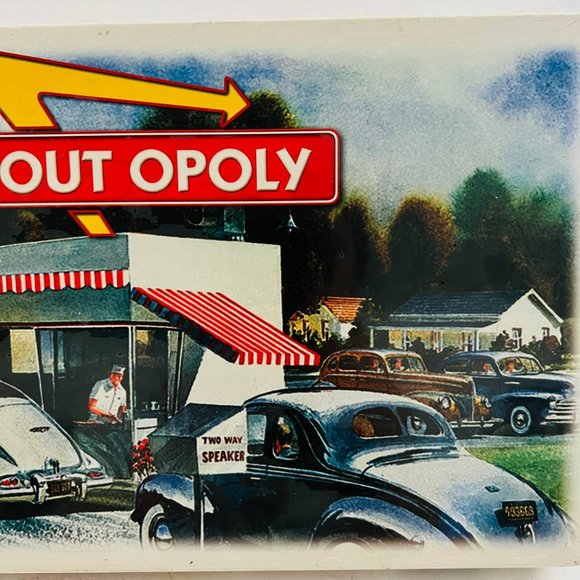 Late for the Sky | Games | Vintage Monopoly Innout Opoly Burger No ...